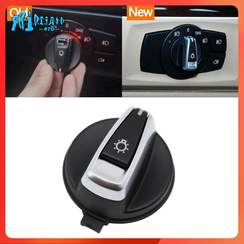 Rto ฝาครอบปุ่มสวิตช์ไฟหน้ารถยนต์ สําหรับ BMW E87 E88 E82 E90 E91 E92 E93 E84 61316932794 ...