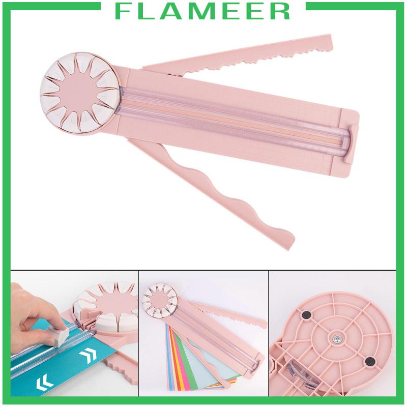[Flameer] เครื่องตัดกระดาษ 12 in 1 พร้อมใบมีดหมุน สําหรับการ์ดอวยพร รูป ...