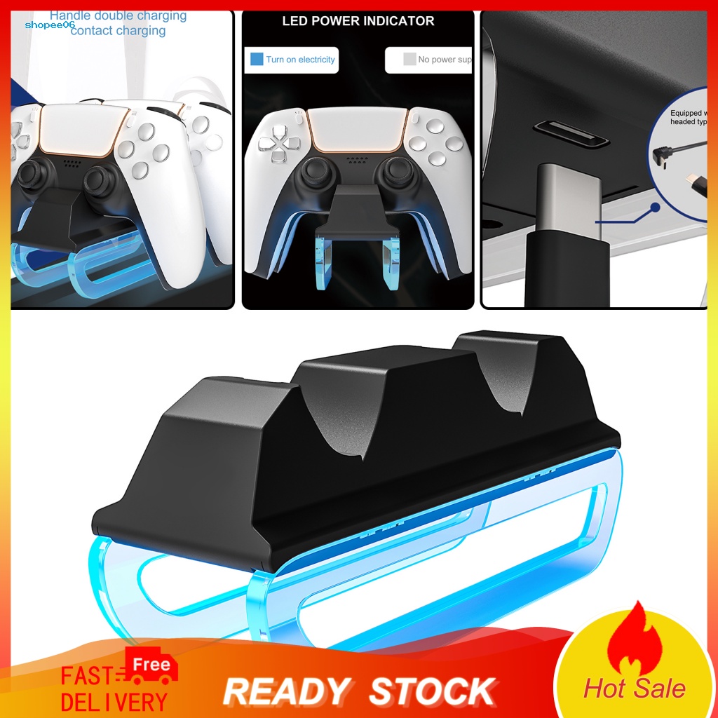 Setn แท่นชาร์จ แบบพอร์ตคู่ Type-C ชาร์จเร็ว สําหรับ PS5 | Shopee Thailand