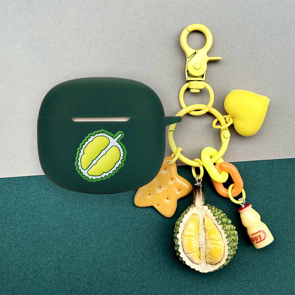 For EDIFIER W320TN Case Cartoon Durian Burger Keychain Pendant EDIFIER ...