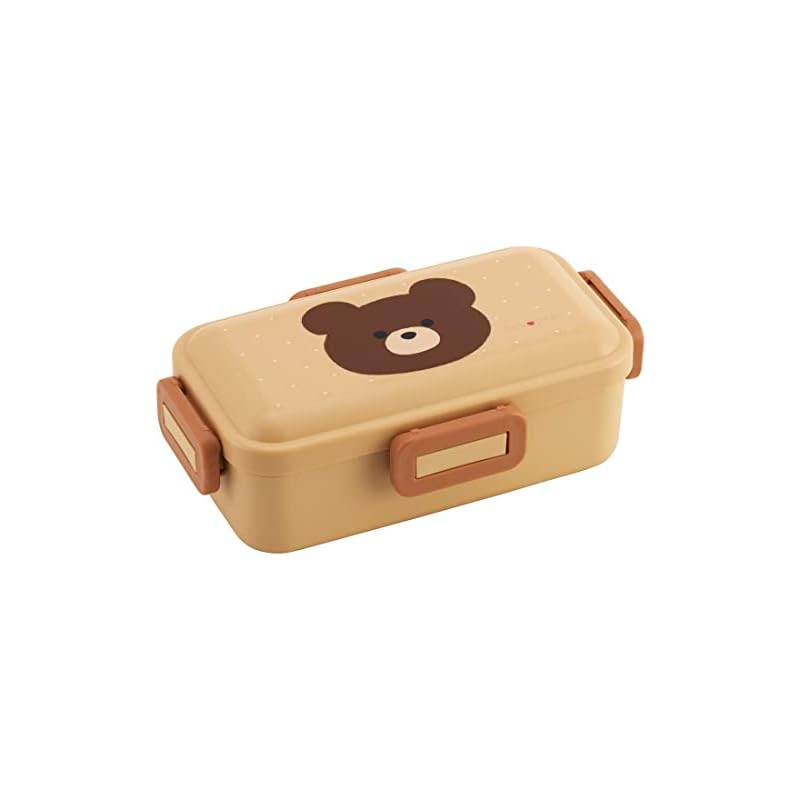[direct from JAPAN]Skater Lunch Box Pompon's Bear 530ml Antibacterial Softly Served Dome Lid for ...