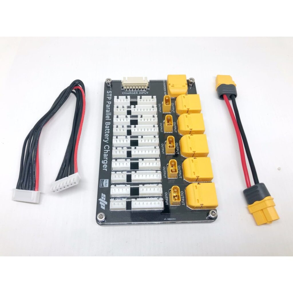 STP Battery Parallel Board บอร์ดเพิ่มช่องชาร์จ XT60 & XT30 3S 4S 6s ...