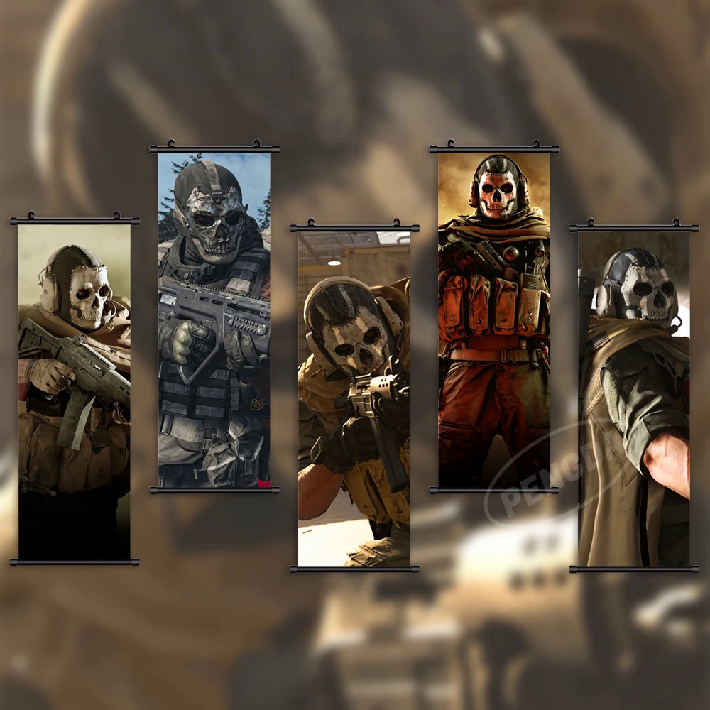 Hd แขวน Call Of Duty ภาพวาด Modern Wall งานศิลปะ Simon Riley ภาพเลื ่ ...