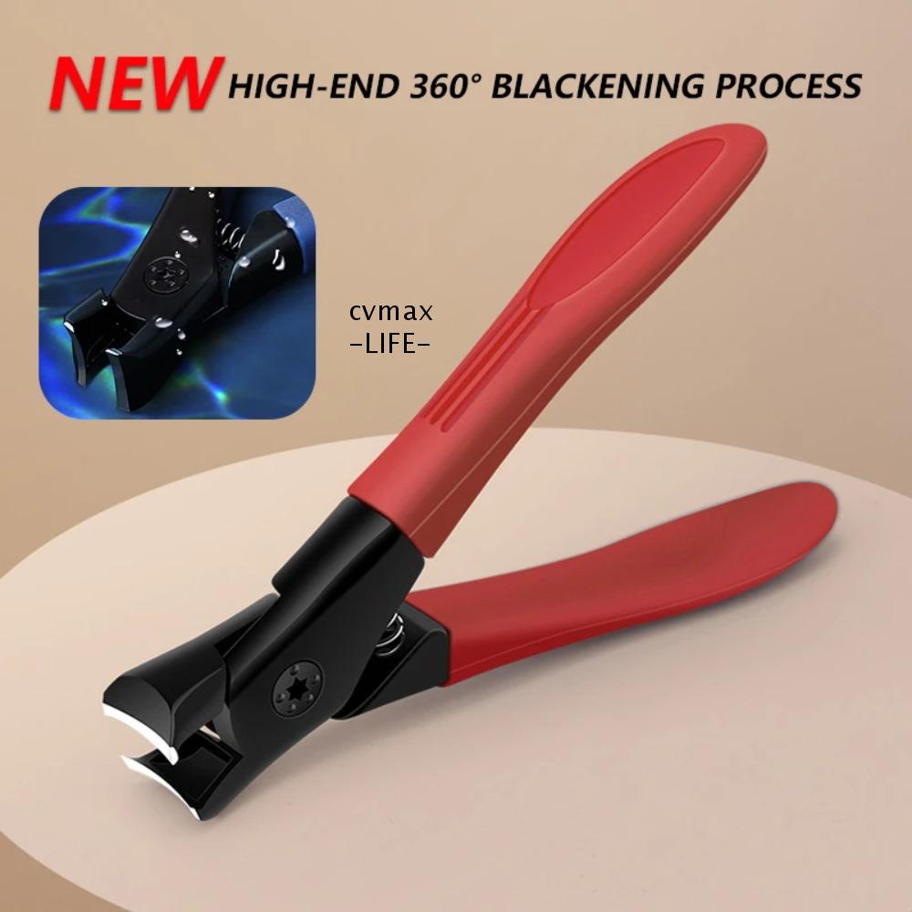 Cymx กรรไกรตัดเล็บ ป้องกันการกระเด็น ขนาดใหญ่ เล็บเท้า แบบหนา เล็บแข็ง ...