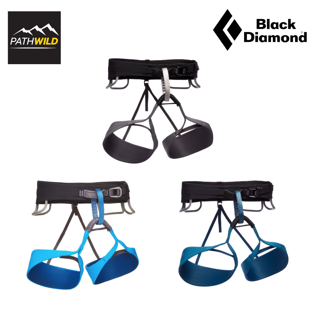 BLACK DIAMOND SOLUTION HARNESS MEN'S ฮาร์เนสสำหรับนักปีน (ชาย) | Shopee ...