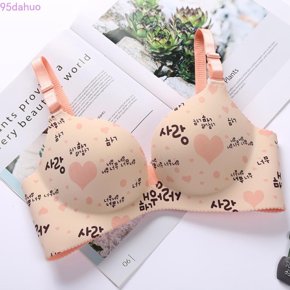 Dahuo Brassiere ไร้สาย,กระชับกันกระแทกดอกไม้ลึก V Bra,นุ่มป้องกันการหย่อนคล้อยรวบรวมหน้าอกชุด ...