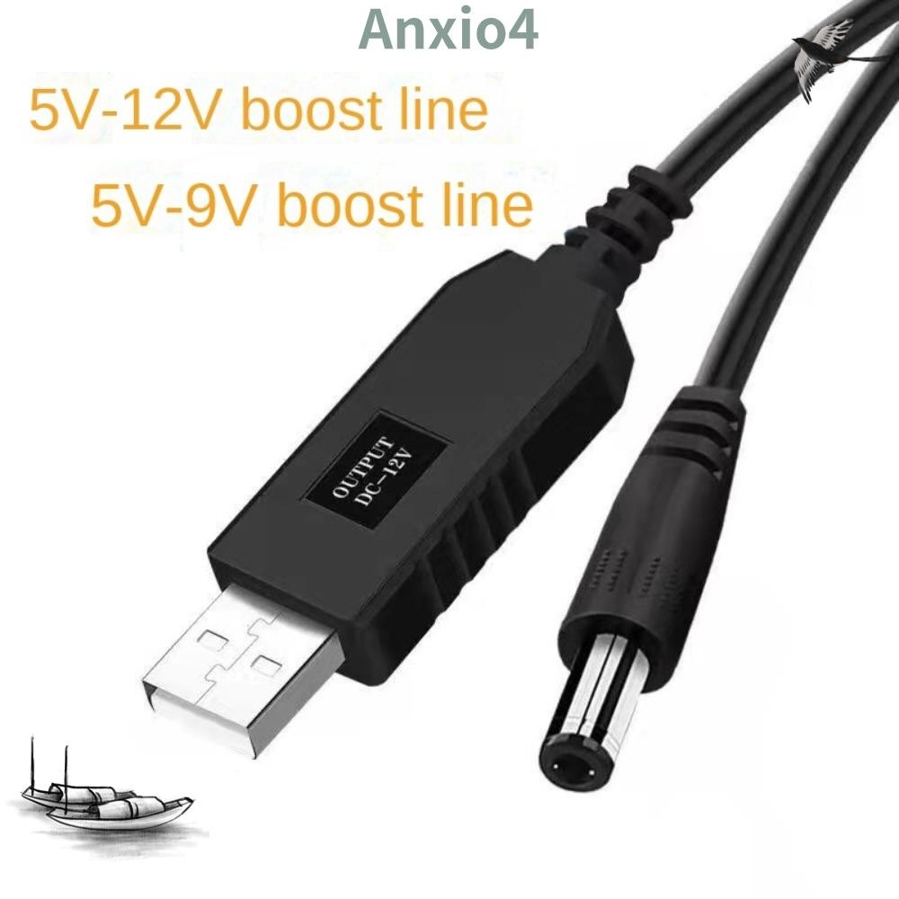 Anxio4 Cable Boost Converter, DC 5V ถึง 9 V/12 V 2.1X5.5 มม.ปลั๊ก Wifi ...