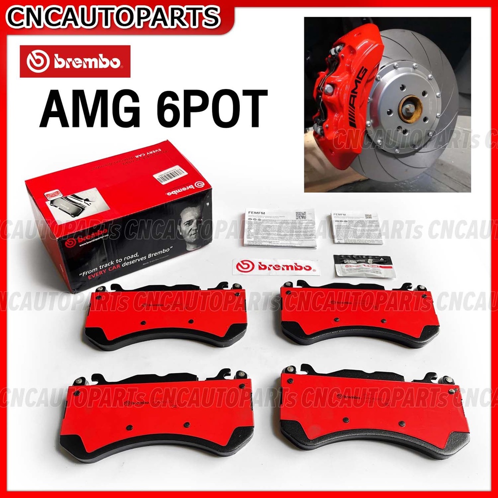 BREMBO ผ้าเบรคหน้า Mercedes Benz AMG 6POTs C63 W204 / AMG 6POT E63 W212 ...