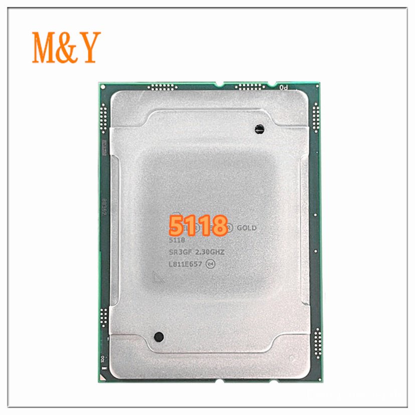 Xeon Gold 5118 SR3GF Gold5118 โปรเซสเซอร์ CPU 16.50M Cache 2.30GHz 12 ...