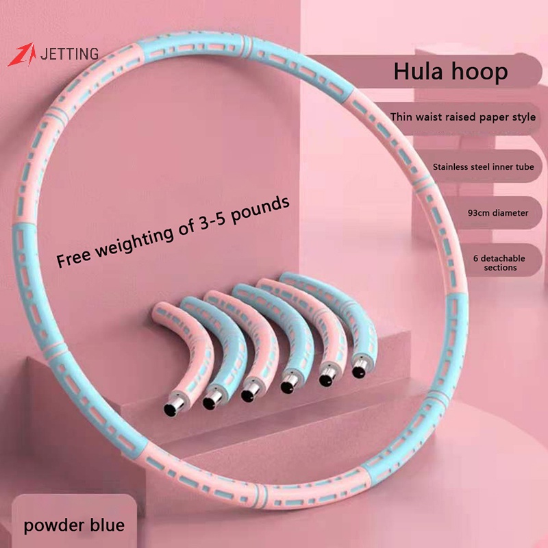 Jtth ฮูลาฮูปฟองน้ํา 6 ส่วน ถอดออกได้ สีคู่ สําหรับเล่นกีฬา JTT | Shopee ...