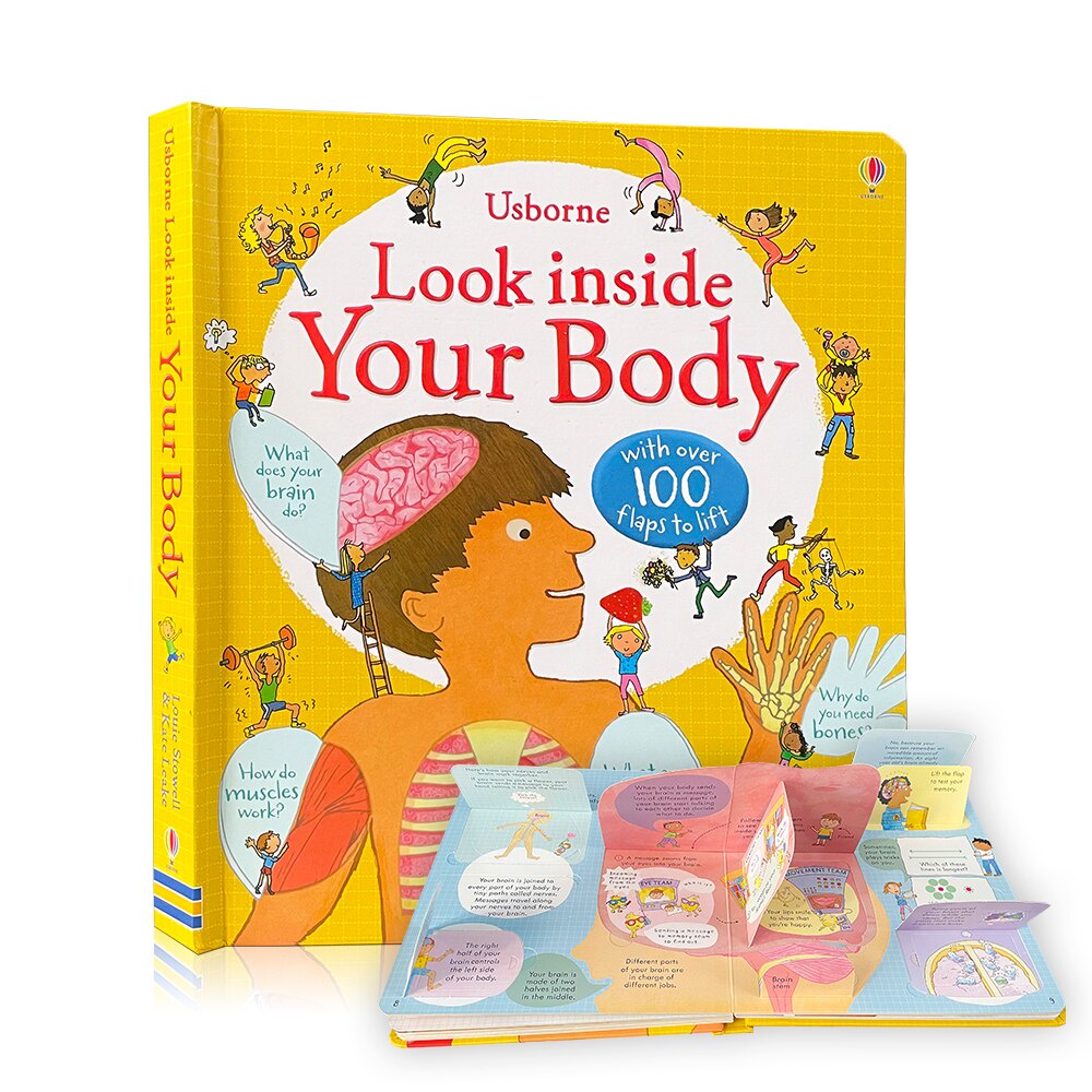 Usborne Look Inside Your Body Children Educational Book Bedtime Reading ...