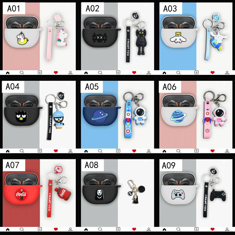 B413 Soundpeats AIR4 PRO case / AIR4 LITE / AIR4 CASE Silicone Protective Case Dust-proof ...