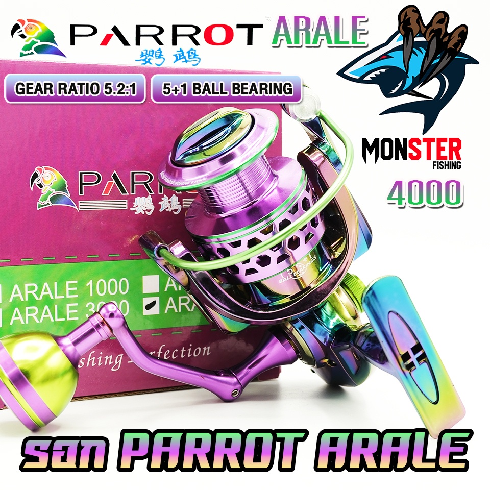 รอกสปินนิ่ง PARROT รุ่น ARALE SPINNING REEL PROFESSIONAL (มีให้เลือก ...
