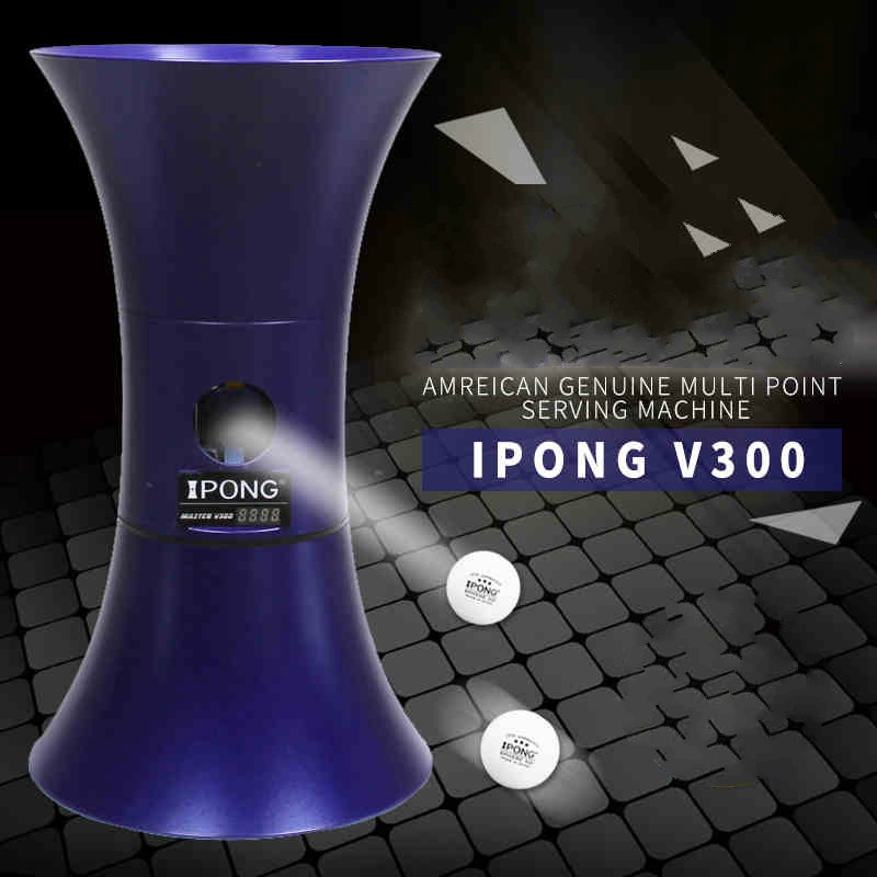 Ipong V300 หุ่นยนต์ปิงปองการฝึกอบรมเครื่องปิงปองเครื่องเสิร์ฟอัตโนมัติ ...