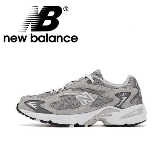 New Balance NB 725 Gray (พร้อมส่ง ของแท้ 100%) รองเท้า สําหรับผู้ชาย ...