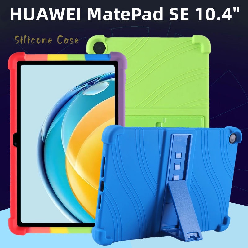 เคสแท็บเล็ต ซิลิโคนนิ่ม กันกระแทก พร้อมขาตั้ง กันแตก สําหรับ Huawei ...