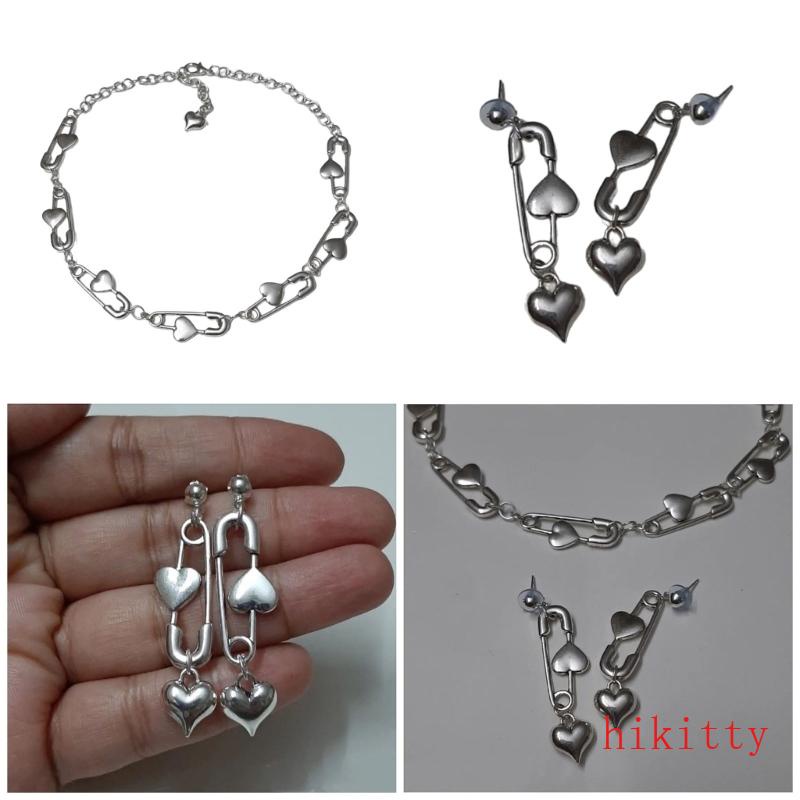 Hik เข็มกลัด Pins โช้กเกอร์ หัวใจ รัก พิน สร้อยคอ ต่างหู เก๋ ไหปลาร้า ...