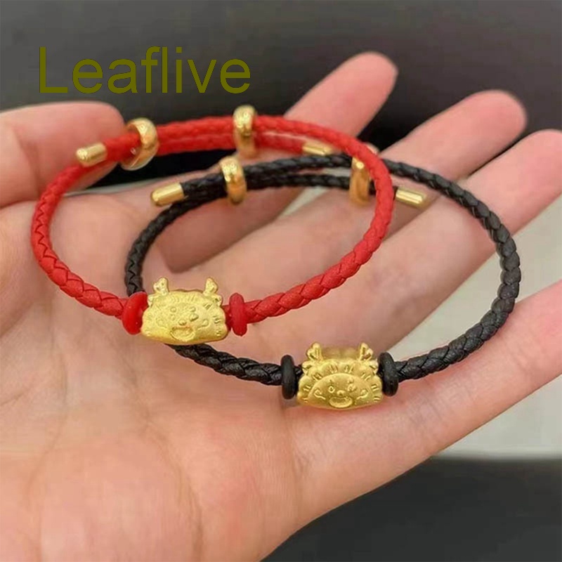 Leaflive มาใหม่ Shajin Dumpling Dragon Lucky Beads Red Rope Lutong ...