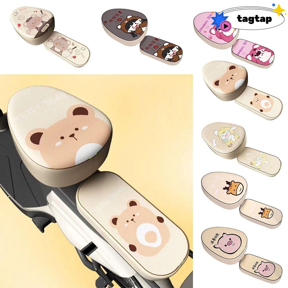 Tagtap ที่หุ้มเบาะจักรยานไฟฟ้า,ปลอกหมอนอิงการ์ตูนมอเตอร์ไซค์ระบายอากาศ ...