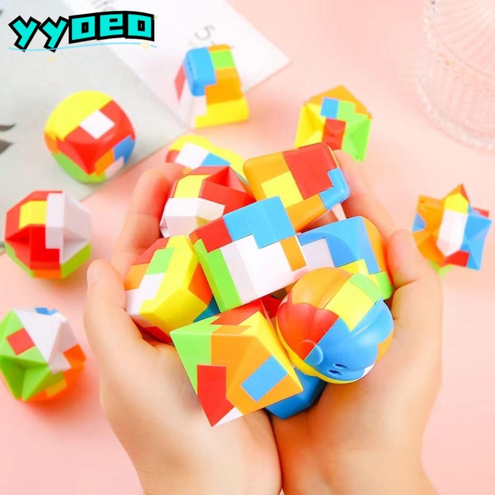 Yyoeo Puzzle Luban Lock, Antistress เกมสมอง Teaser ปริศนา Luban Magic ...