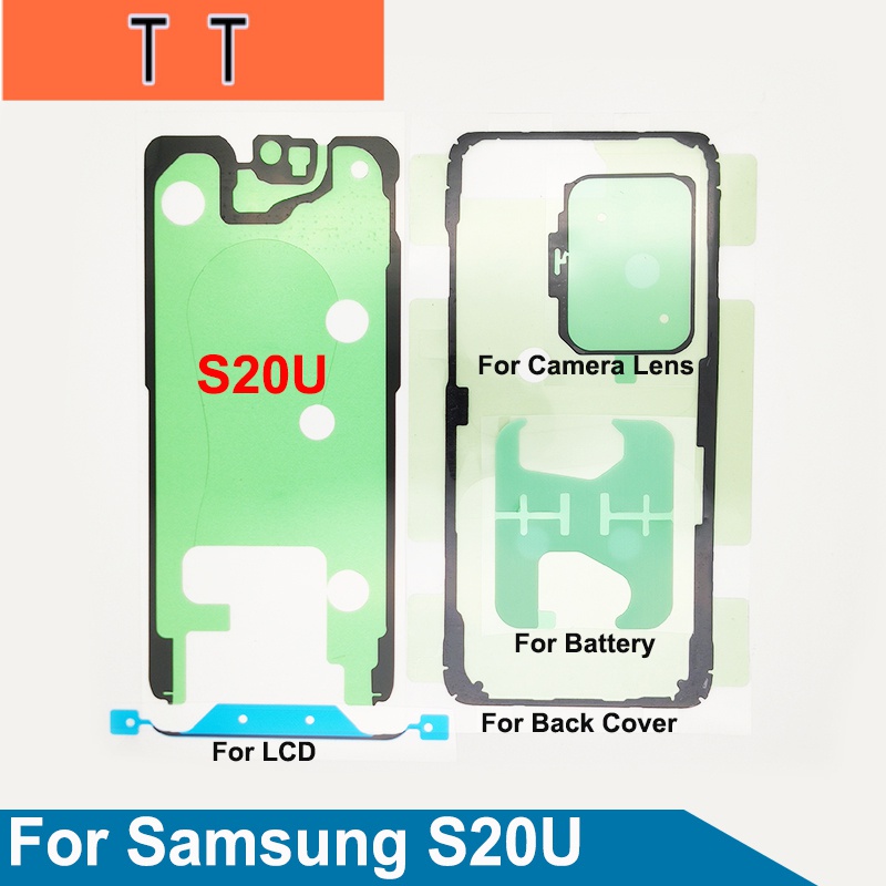 สําหรับ Samsung Galaxy S20U S20 Ultra ชุดกาวเต็มหน้าจอ LCD เทปด้านหลัง ...