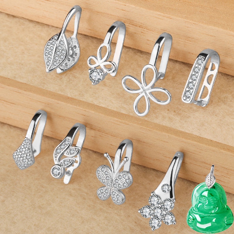 เครื่องประดับเงิน เกรด S925 จี้รูปตัว U เรขาคณิต ขนาดเล็ก พร้อมคลิป เหมาะกับของขวัญวันหยุด แบบ ...