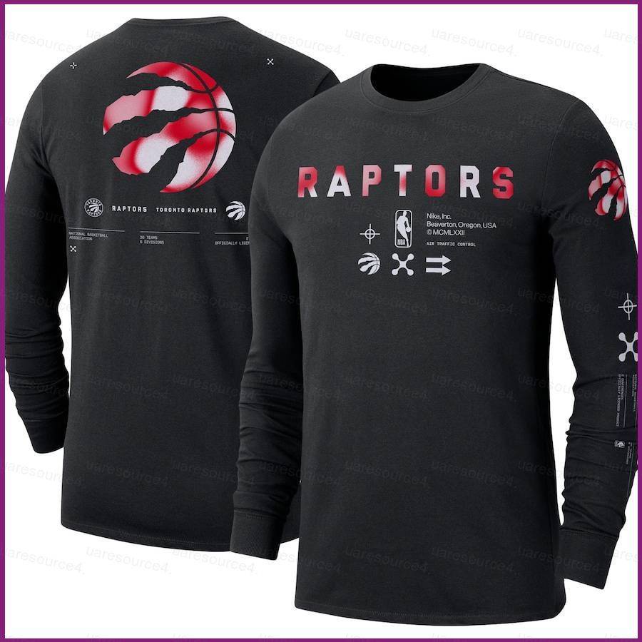 เสื้อกีฬาแขนยาว ลายทีม NBA Toronto Raptors Jersey Essential Air Traffic ...