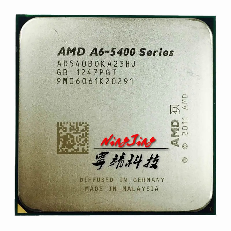 ซ็อกเก็ตหน่วยประมวลผล CPU AMD A6-Series A6 5400 A6 5400B 540B 3.6 GHz AD540BOKA23HJ ...