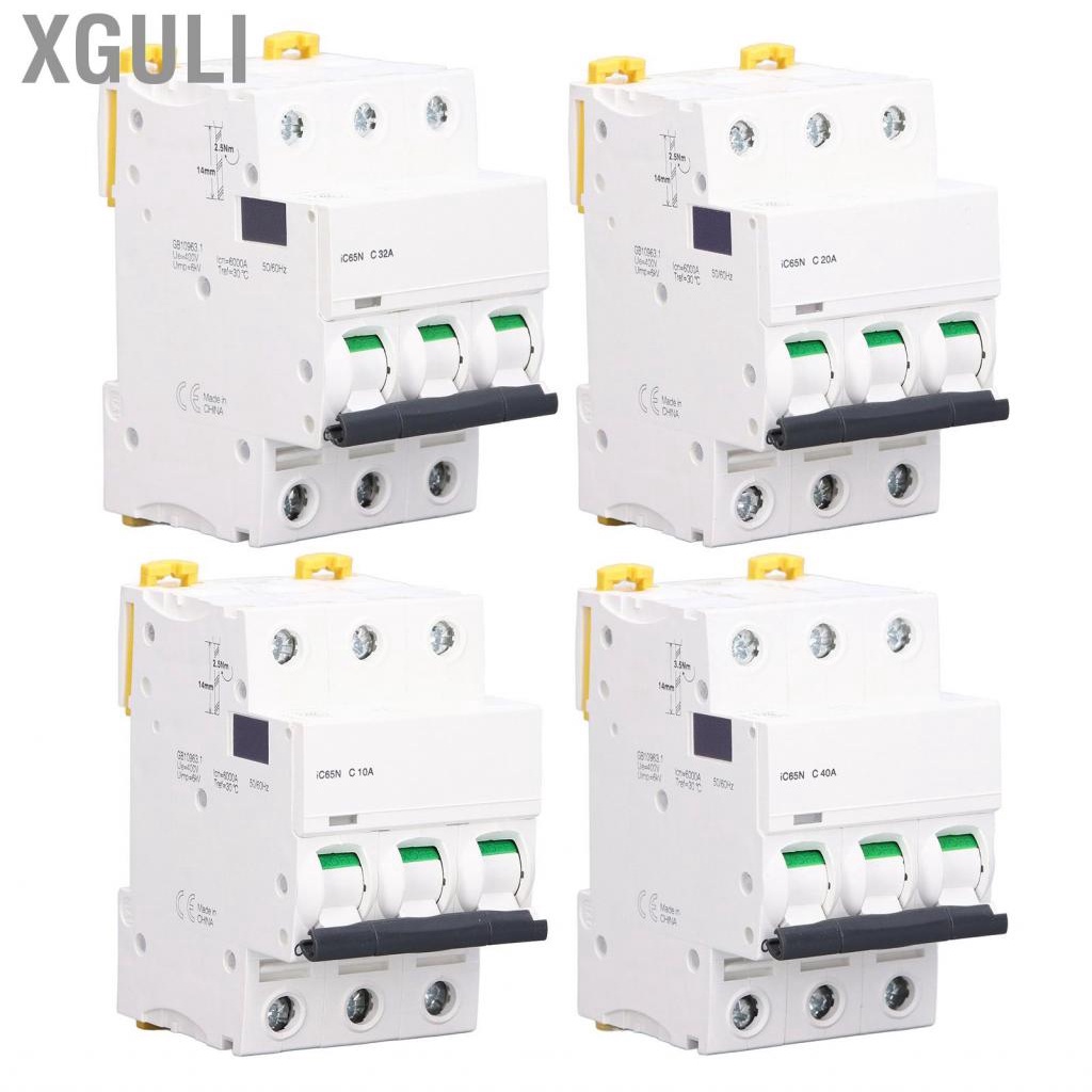 Xguli Overload Protection Breakers 400V 50/60Hz PA66 Nylon Shell ...