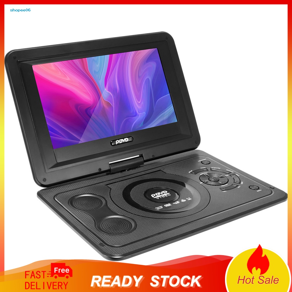 Setn เครื่องเล่น DVD แบบพกพา หมุนได้ 270 องศา 139 นิ้ว พอร์ต USB สําหรับบ้าน | Shopee Thailand