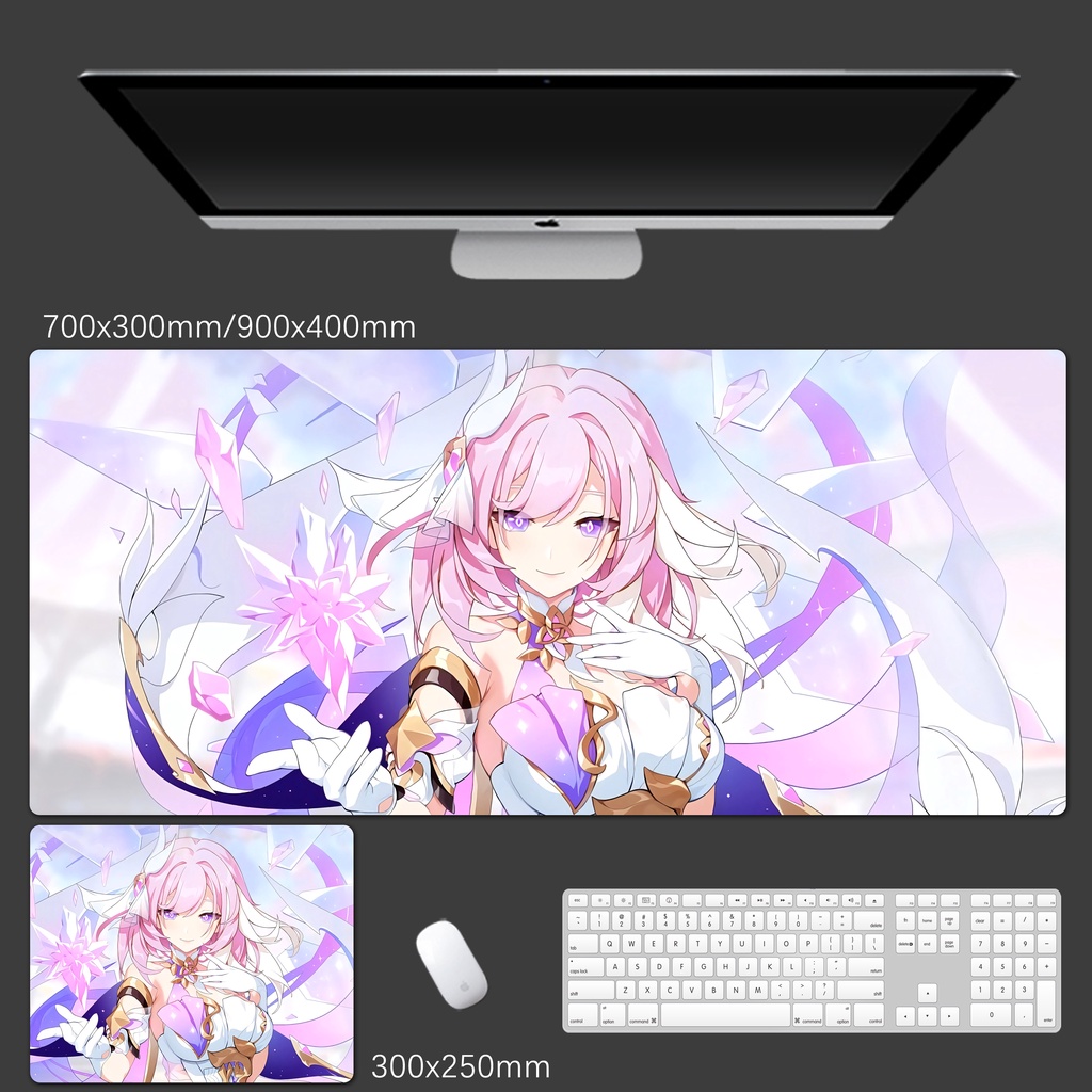 แผ่นรองเมาส์ คีย์บอร์ด ขนาดใหญ่ ลายสัญลักษณ์ Honkai Impact 3 Honkai ...