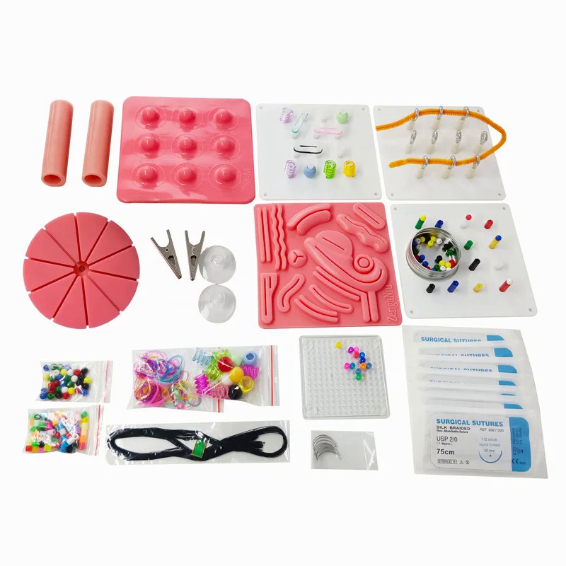 Complete Set Of Laparoscopy Trainer Module Laparoscopic Simulator ...