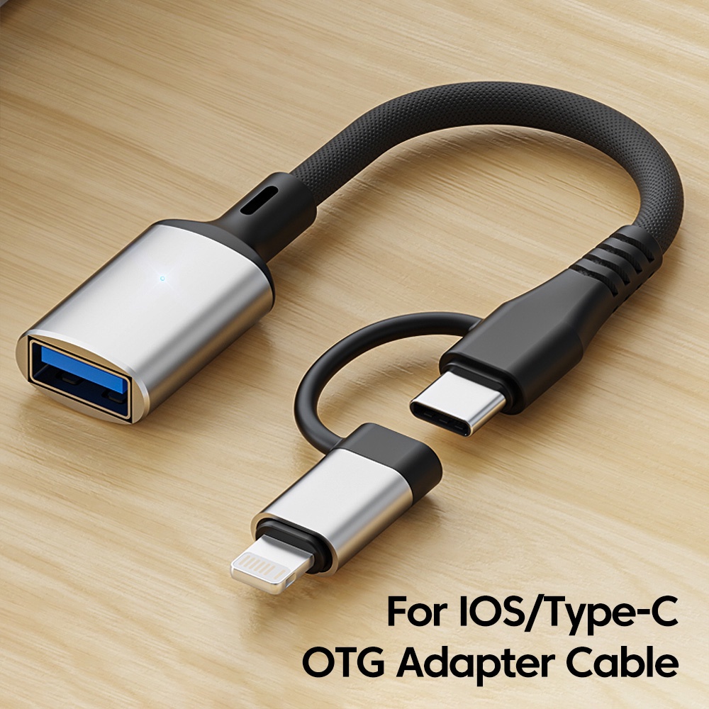 Marjay 2-in-1 OTG TYPE-C อะแดปเตอร์แปลงการ์ดรีดเดอร์ Android | Shopee ...