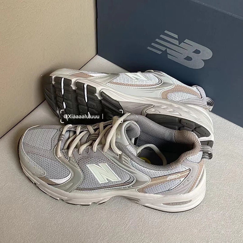 New Balance 530 Series Light Elephant Grey Dad Shoes Women Street K307 แนวโน้ม | Shopee Thailand