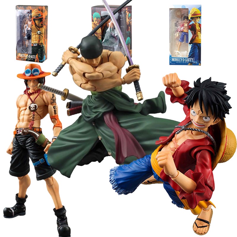 Shf โมเดลฟิกเกอร์ Luffy S.H.Figuarts One Piece Roronoa Zoro Portgas D ...