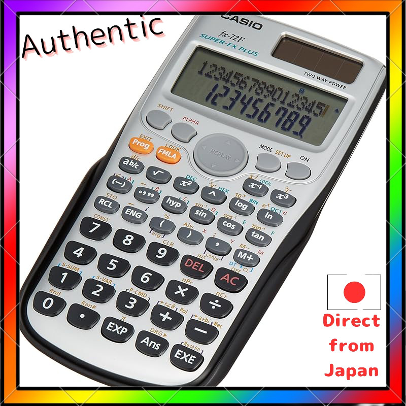 เครื่องคิดเลขวิทยาศาสตร์ตั้งโปรแกรมได้ Casio 180 ฟังก์ชั่นและคุณสมบัติ fx-72F-N | Shopee Thailand