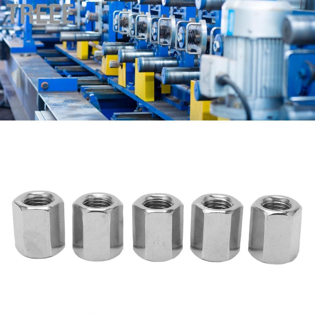 Treee Silver M16 hex coupling nut l30mm 5pcs Thread Ro การเชื่อมต่อที่ ...