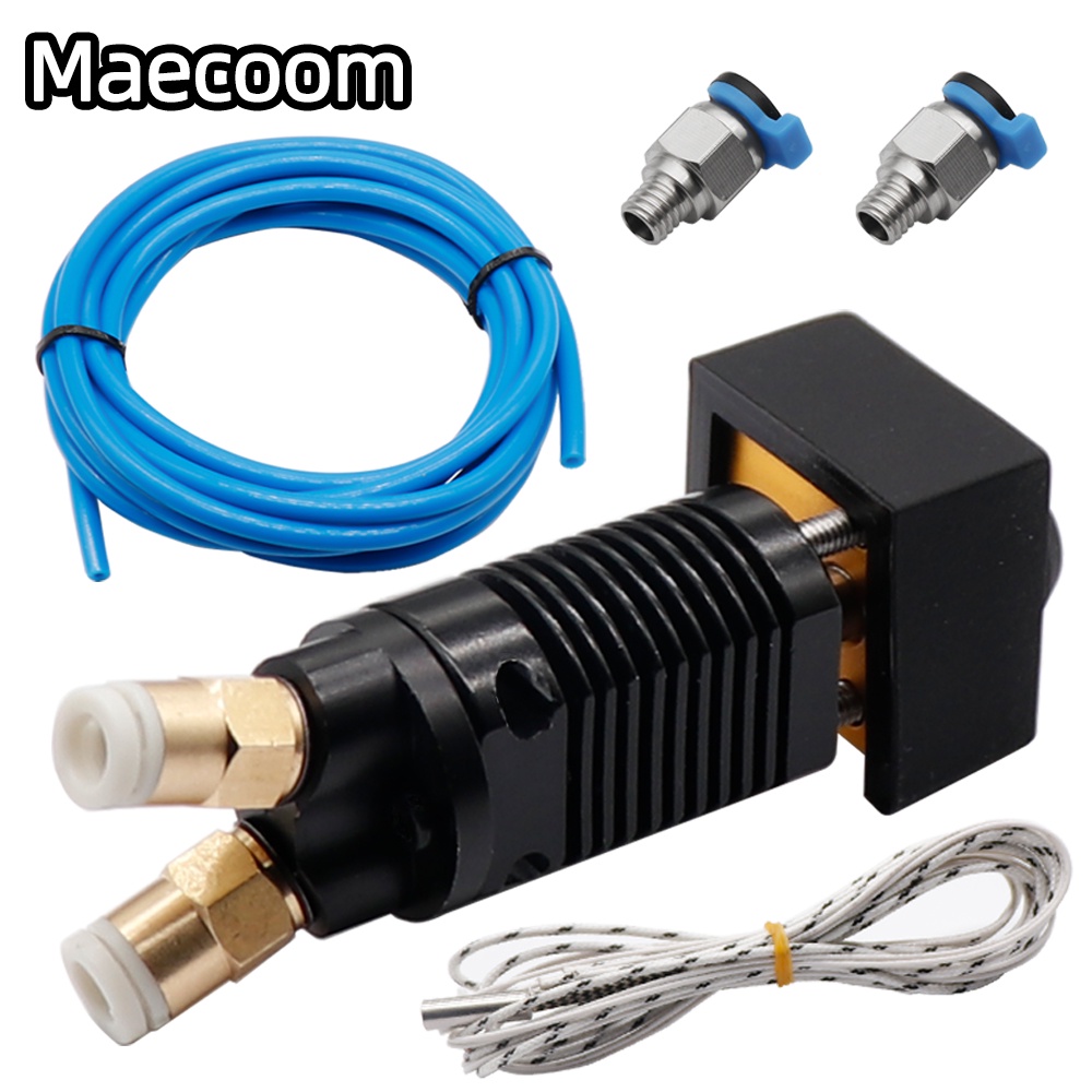 3D Printer 2 IN 1 OUT Hotend Kit Dual Color Extruder All Metal Extruder ...