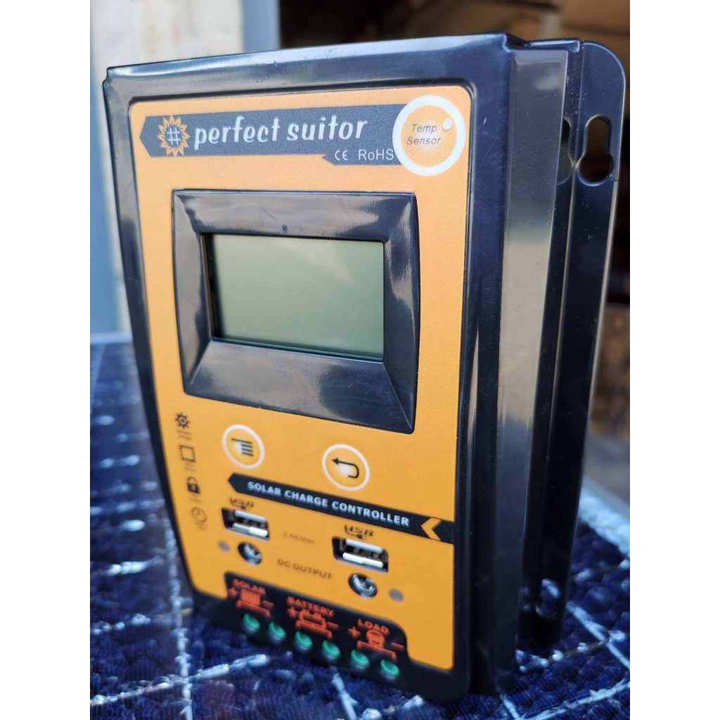 เครื่องควบคุมการชาร์จพลังงานแสงอาทิตย์ Solar Charger Controller Perfect ...