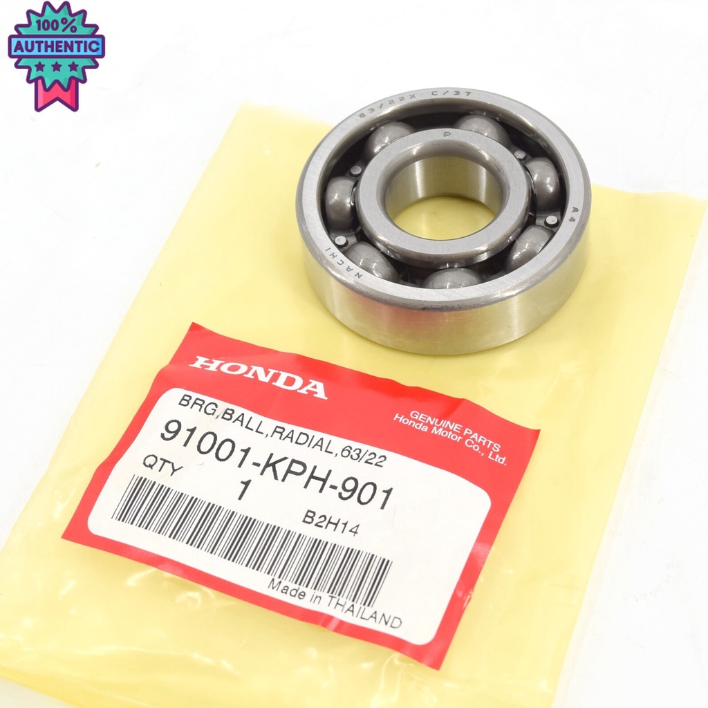 ลูกปืนข้างข้อ63/22 ข้างขวา เวฟ125/ดรีม125 แท้ศูนย์ฮอนด้า price/1ชิ้น ...