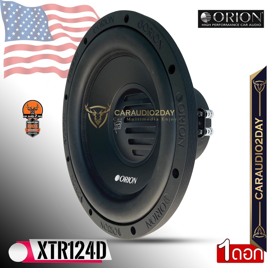 อเมริกาแท้ส่งไปรษณีย์ ซับ12 นิ้ว ORION รุ่น XTR124D ลำโพงซับวูฟเฟอร์ว้ ...