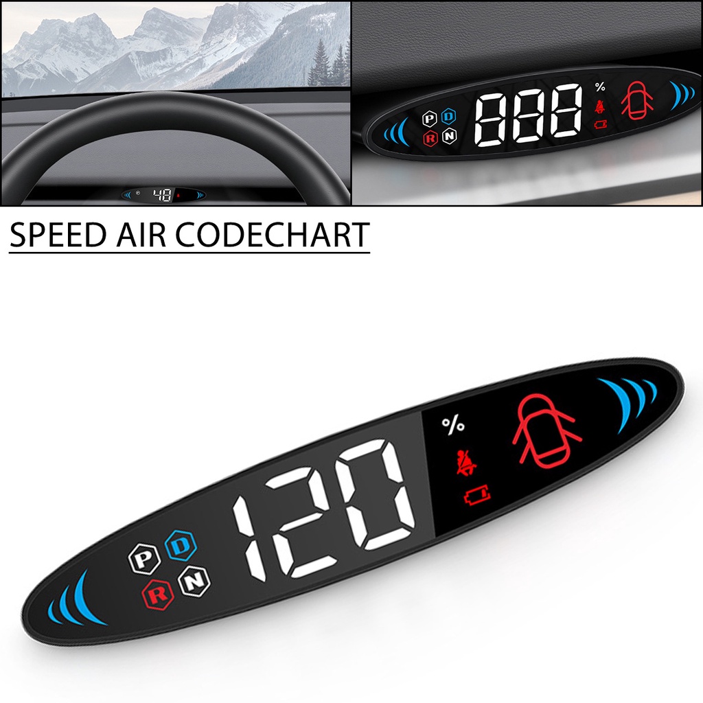 T6 Head Up Display HUD Dedicated Digital Speedometer For Tesla Model 3 ...