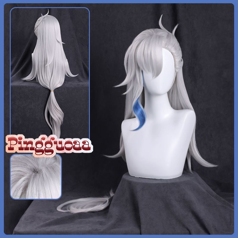 1/3 Delusion 】Genshin Impact Fontaine Neuvillette Cosplay Wig 100cm ...