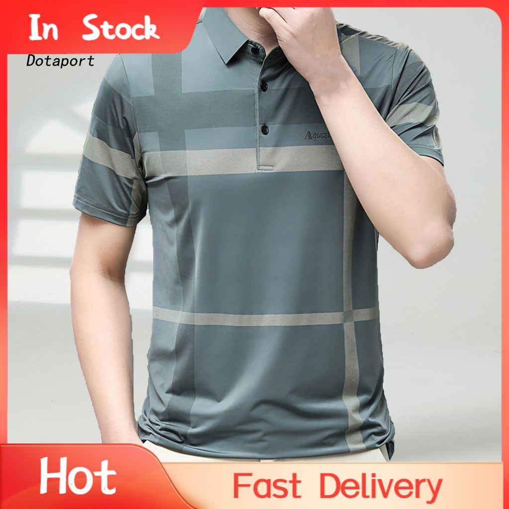 Kddt- เสื้อยืดผู้ชาย มีกระดุม | Shopee Thailand