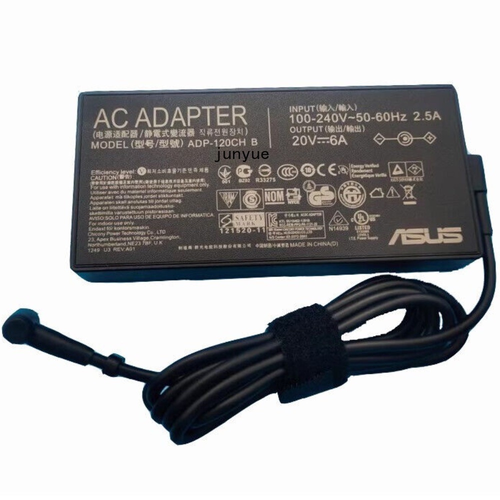 Asus 20V 6A 120W 4.5*3.0MM แล็ปท็อปชาร์จ ultra-thin อะแดปเตอร์แบบพกพาสําหรับ ZenBook Flip 15 ...