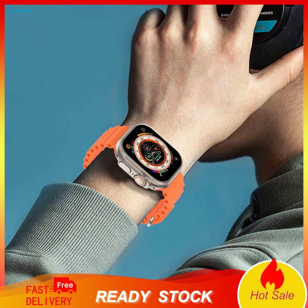 Setn สายนาฬิกาข้อมือ ซิลิโคน 38 40 41 มม. 42 44 45 มม. หัวเข็มขัดคู่ กันน้ํา กันเหงื่อ ใส่สบาย ...