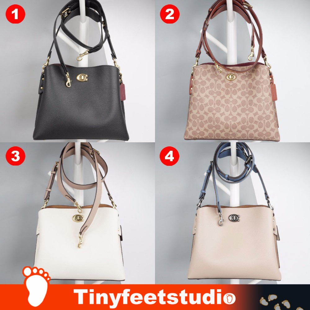 Willow Shoulder Bag C2621 C2590 C2745 ผู้หญิง พิมพ์คลาสสิก ถุงถัง coac ...