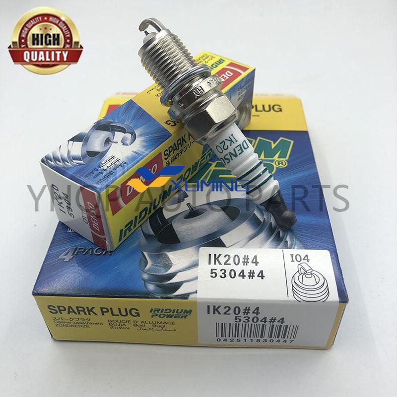 Xm-4pcs IK20 DENSO IRIDIUM POWER SPARK PLUG IK20 #5304 (4ชิ้น) สําหรับ ...