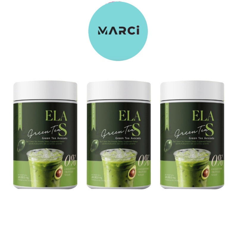 [3 กระปุก] ELA S Green Tea ชาเขียว อีล่าเอส [100 g./กระปุก] | Shopee ...