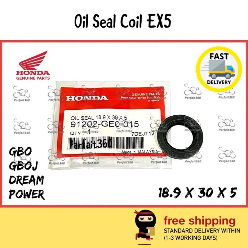 ( 18.9x30 x 5 ) 91202-GE0-015 HONDA EX5 DREAM / POWER / GBO / GBOJ ...
